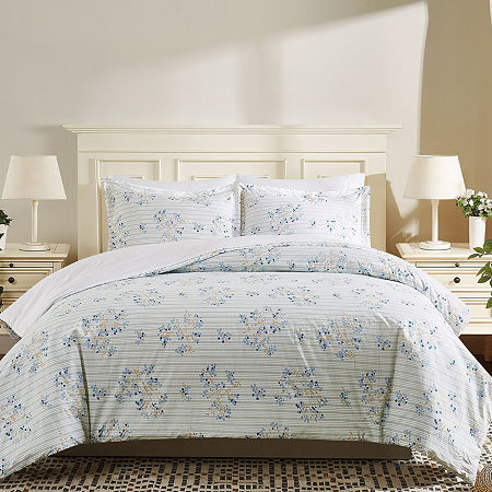Click here for Cottage Classics Emma Floral 3-pc. Easy Care Duvet... prices