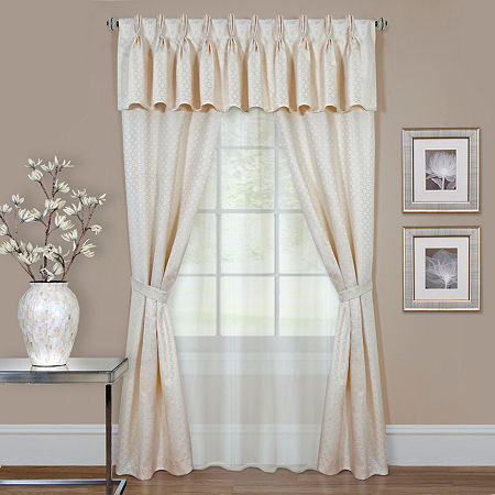 Click here for Claire Rod Pocket Light-Filtering Curtain Panel  O... prices