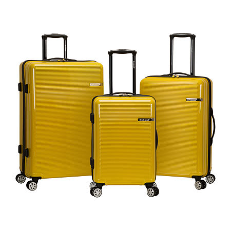 Rockland Horizon 3-Pc. Hardside Luggage Set - Yellow
