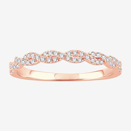 Click here for Womens 1/5 CT. Natural White Diamond 10K Rose Gold... prices