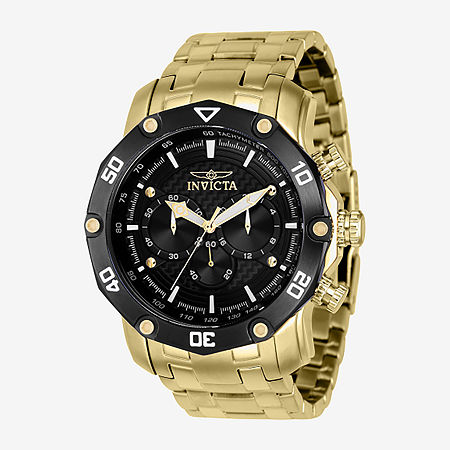 Click here for Invicta Mens Gold Tone Stainless Steel Bracelet Wa... prices
