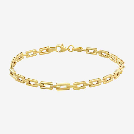 Click here for Womens 14K Gold 7.25 Inch Semisolid Link Chain Bra... prices