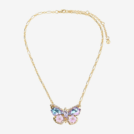 Click here for Bijoux Bar Gold Tone Womens Multi Color Glass Butt... prices