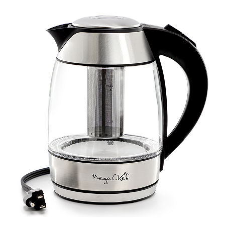 Click here for MegaChef 7-Cup Stainless Steel Electric Kettle  On... prices
