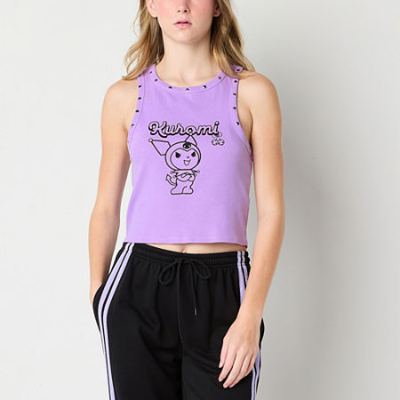 Click here for Ribbed Womens Crew Neck Sleeveless Hello Kitty Kur... prices