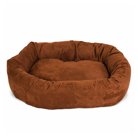 Click here for Majestic Pet Suede Bagel Pet Bed  One Size  Brown prices