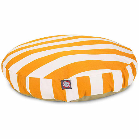 Click here for Majestic Pet Vertical Stripe Round Pet Bed  One Si... prices