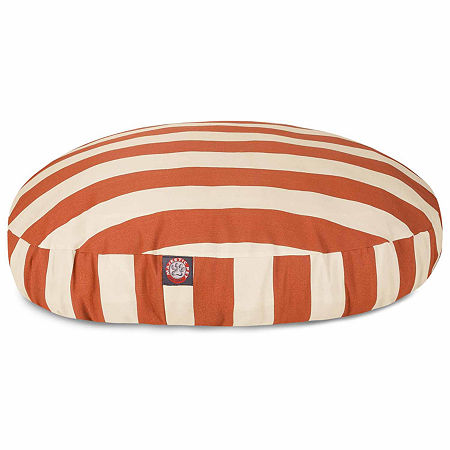 Click here for Majestic Pet Vertical Stripe Round Pet Bed  One Si... prices