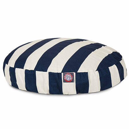 Click here for Majestic Pet Vertical Stripe Round Pet Bed  One Si... prices