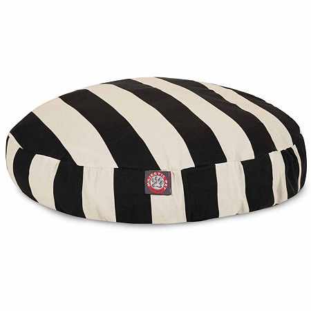 Click here for Majestic Pet Vertical Stripe Round Pet Bed  One Si... prices