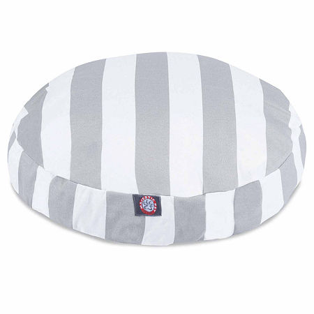 Click here for Majestic Pet Vertical Stripe Round Pet Bed  One Si... prices