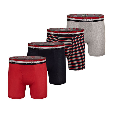 Click here for FILA Ultra Soft Stretch Mens 4 Pack Boxer Briefs F... prices