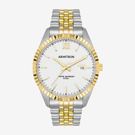 Click here for Armitron Mens Gold Tone Stainless Steel Bracelet W... prices
