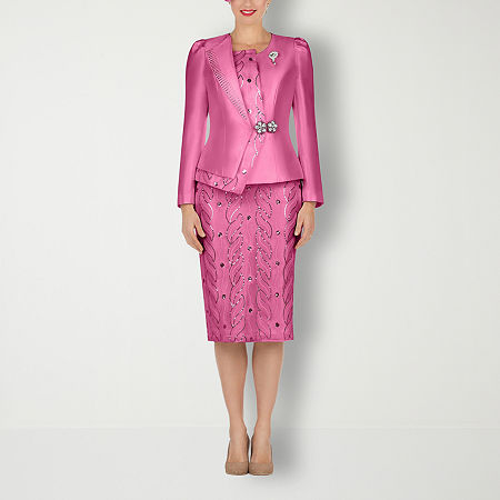 Click here for Giovanna Signature 2-pc. Skirt Suit-Plus  22w  Pur... prices