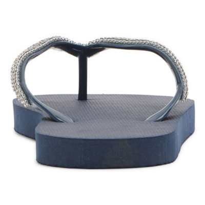Mixit Womens Rhinestone Zori Flip-Flops - JCPenney