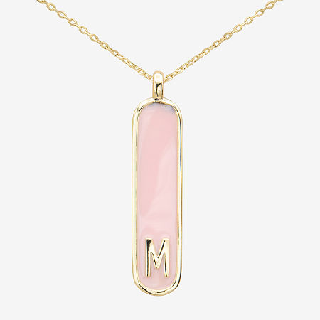 Click here for Sparkle Allure Initial Womens 14K Gold Over Brass... prices