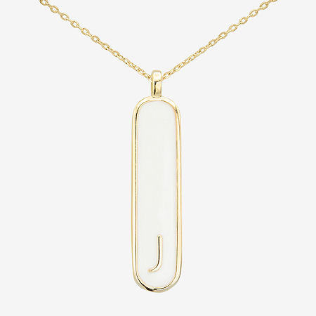 Click here for Sparkle Allure Initial Womens 14K Gold Over Brass... prices