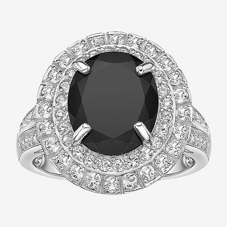 Click here for Womens Genuine Black Onyx Sterling Silver Oval Hal... prices