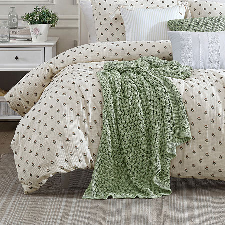 Click here for Peri Home Crochet Knit Throw prices