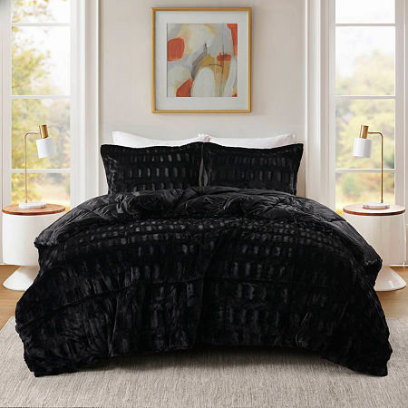 Click here for Madison Park Gia Faux-Fur 3-Pc. Comforter Set  Kin... prices
