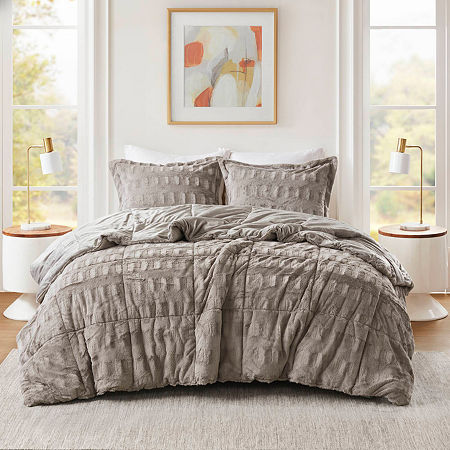 Click here for Madison Park Gia Faux-Fur 3-Pc. Comforter Set  Ful... prices