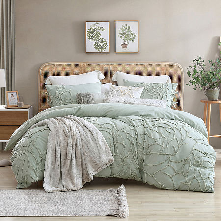 Click here for Peri Home Chenille Rose Duvet Cover Set  King prices