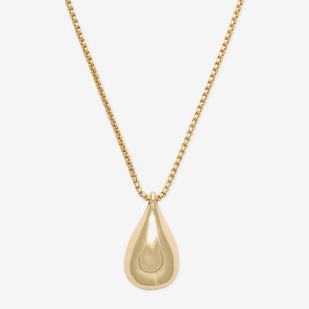 Click here for Bold Elements Gold Tone Womens 30 Inch Pendant Nec... prices