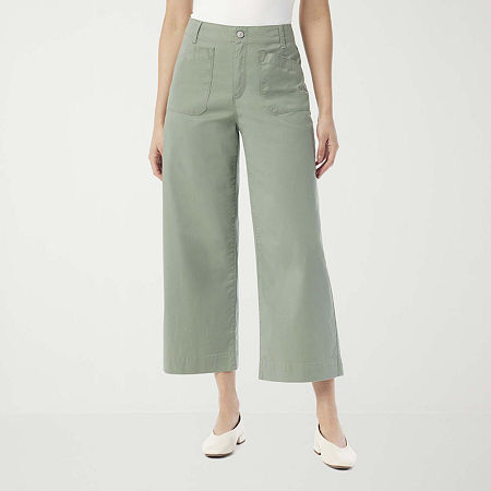 Click here for Gloria Vanderbilt Womens Wide Leg High Rise Croppe... prices