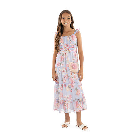 Click here for Speechless Big Kid Girls Sleeveless Floral Maxi Dr... prices