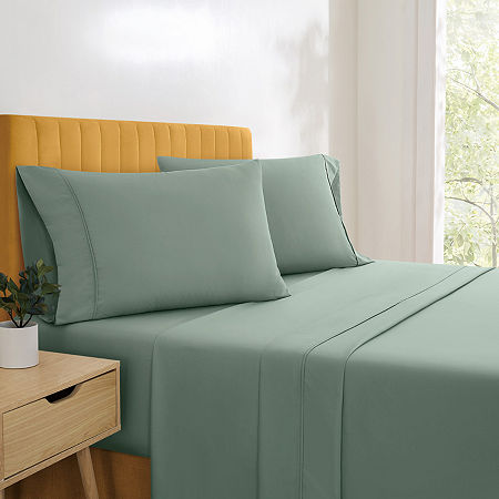 Click here for Simmons Essential Solid Sheet Set  One Size  Green prices