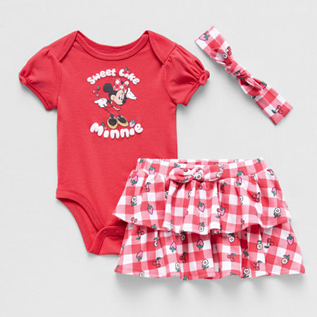 Click here for Disney Baby Girls 3-pc. Minnie Mouse Skirt Set  3-... prices