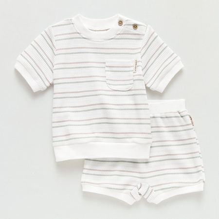 Click here for Proudly Baby Unisex 2-pc. Short Set  6 Months  Whi... prices