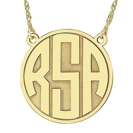 Click here for Personalized 25mm Circle Block Monogram Initials P... prices