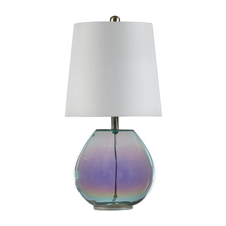 Click here for 510 Design Ranier Iridescent Glass Table Lamp  One... prices