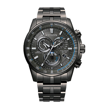 Click here for Citizen Eco-Drive Mens Pcat Gray Stainless Steel B... prices
