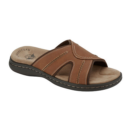 Click here for Dockers Mens Sunland Slide Sandals  14 Wide  Brown prices