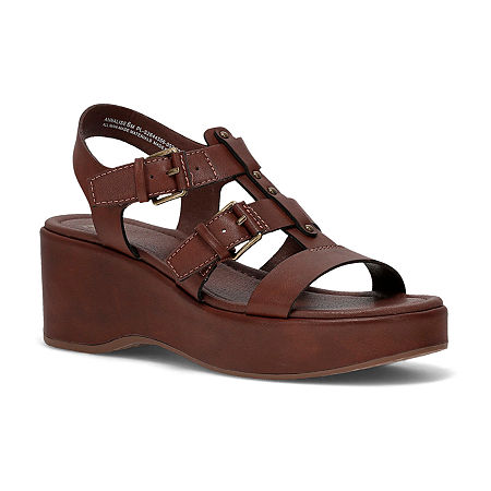 Click here for Frye and Co. Womens Annalise Wedge Sandals  6 Medi... prices