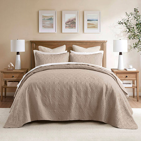 Click here for Madison Park Quebec Quilted 3-Pc. Bedspread Set  K... prices