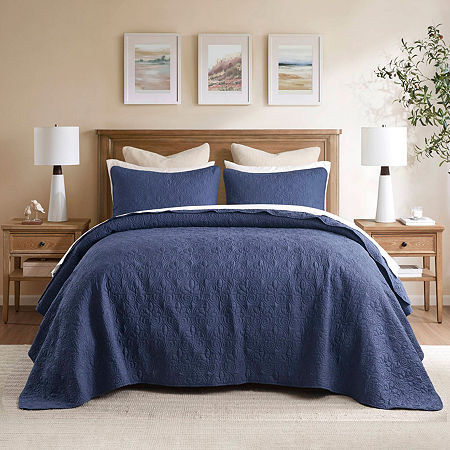 Click here for Madison Park Quebec Quilted 3-Pc. Bedspread Set  K... prices