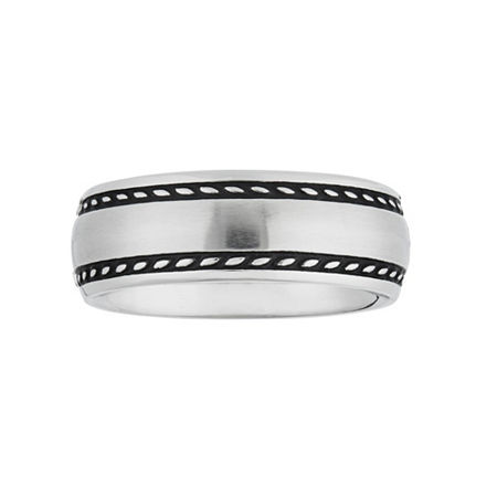 Click here for Mens 8MM Cobalt Wedding Band  8 1/2 prices