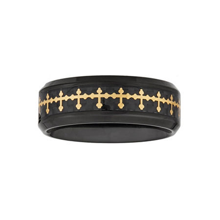 Click here for Mens 8MM Stainless Steel Cross Wedding Band  10 prices