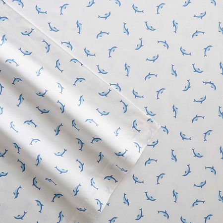 Click here for Poppy & Fritz Dolphins Sheet Set  One Size  Blue prices