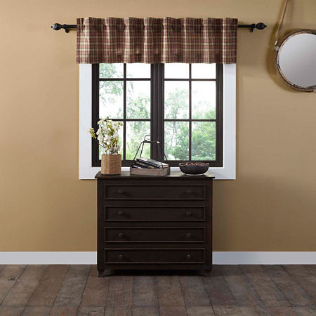 Click here for Crosswoods Rod Pocket Tailored Valance  One Size... prices