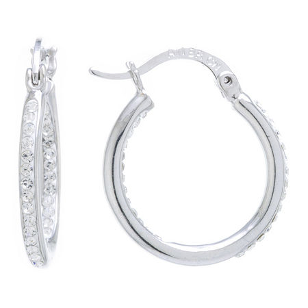 Click here for Sparkle Allure Pure Silver Over Brass 20mm Clear C... prices