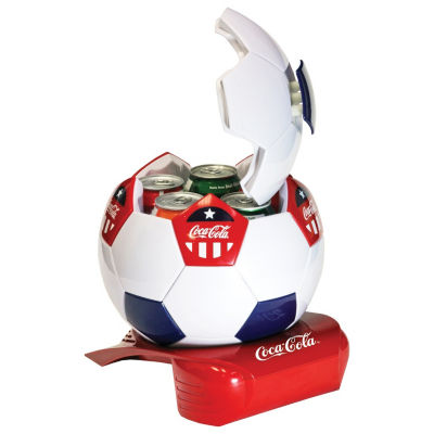 Coca-Cola Soccer Ball Cooler-JCPenney, Color: Red White