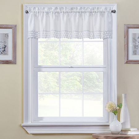 Click here for Regent Tailored Rod Pocket Valance  One Size  Whit... prices
