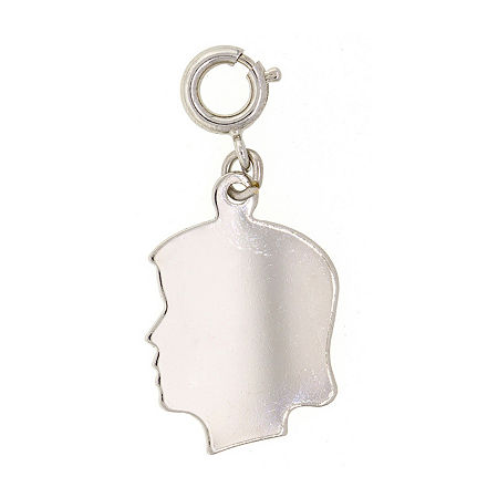 Click here for 1928 Silver Tone Girl Pure Silver Over Brass Charm... prices