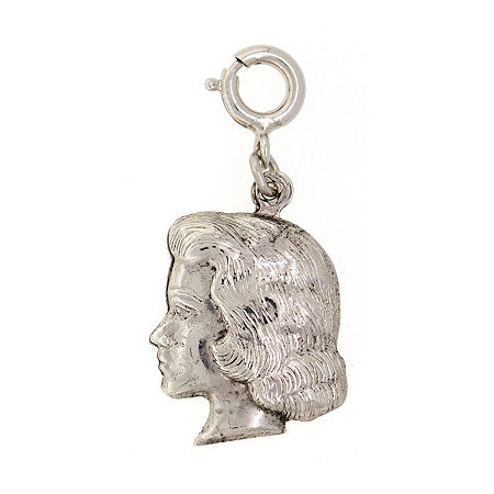 Click here for 1928 Girl Charm  One Size  Silver prices
