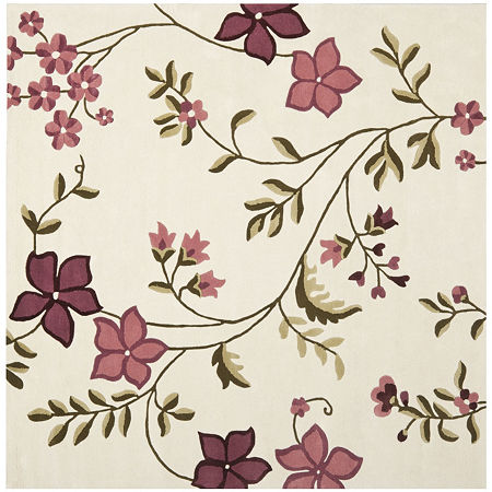 Click here for Safavieh Capri Collection Evaline Floral Square Ar... prices