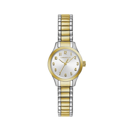 Caravelle Designed by Bulova Womens Two-Tone Stainless Steel Bracelet Watch 24mm - Two-Tone